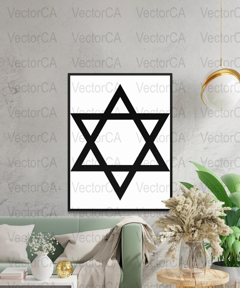 Star of David SVG Cut File, Cricut Compatible, Digital Instant Download ...