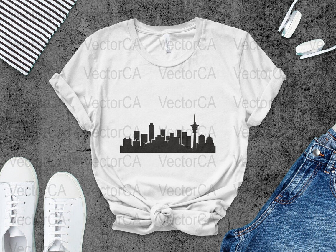 Seoul Skyline SVG, Digital Download, South Korea Cityscape Vector Image ...