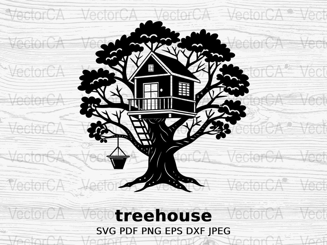 Digital Treehouse SVG PNG - Clipart - Instant Download, High-quality ...