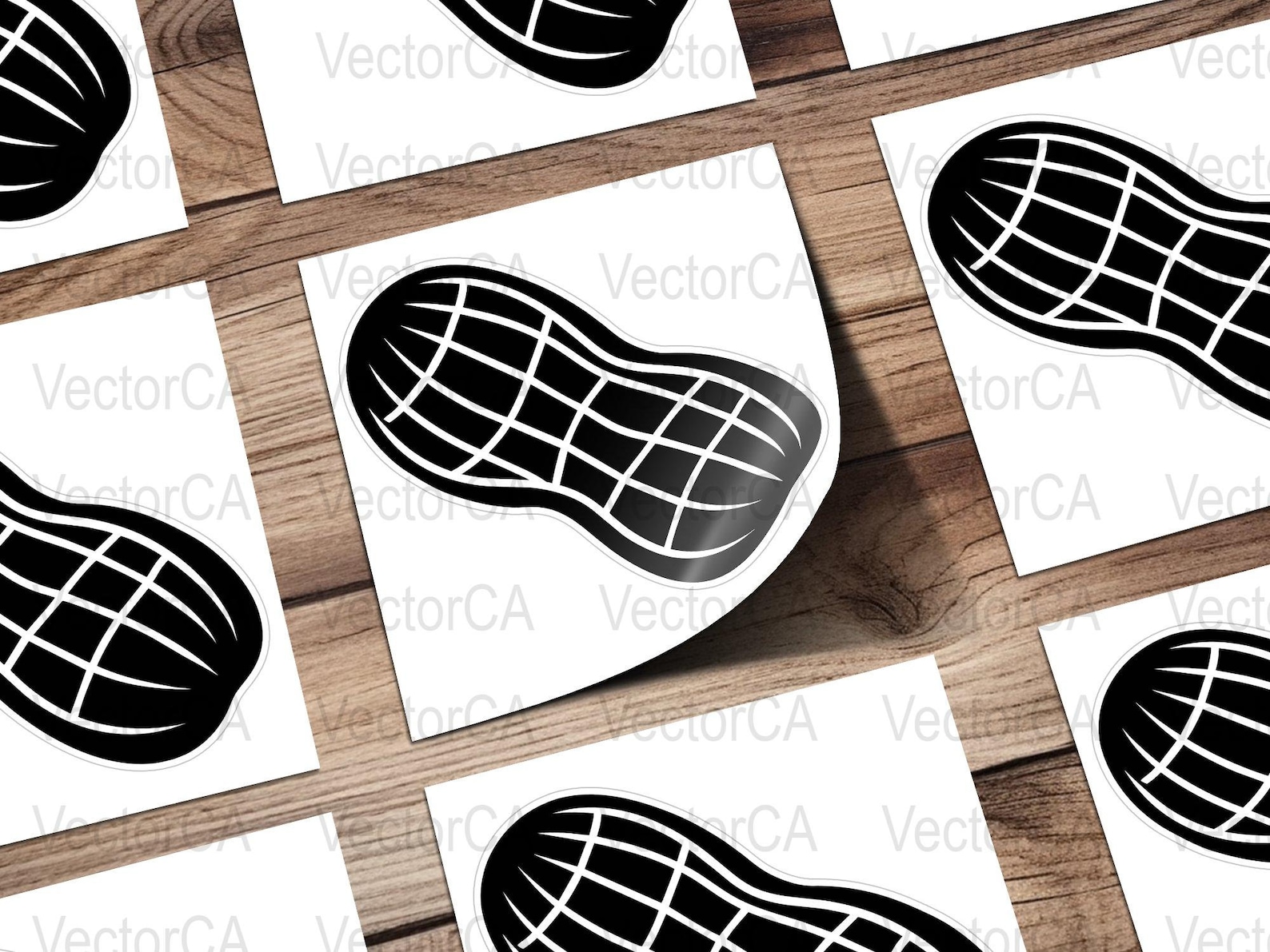 Digital Peanut SVG PNG Clipart Image, Instant Download Graphic Design ...