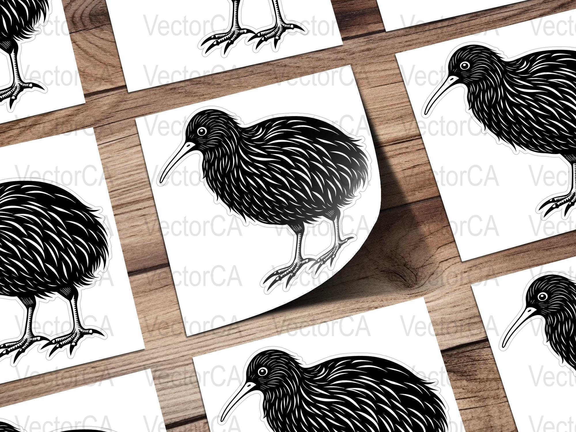 New Zealand Kiwi Bird SVG, Cricut Ready, Instant Digital Download ...
