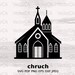 Digital Church SVG, Religious Icon, Faith Inspired Christian Graphic ...
