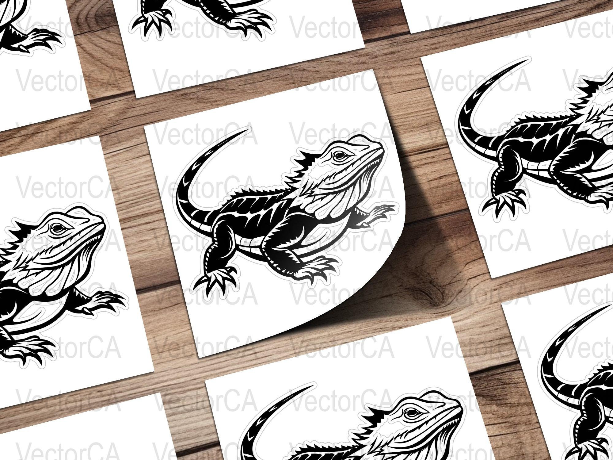 Tuatara SVG File, Cricut Compatible, Digital Instant Download, Vector ...