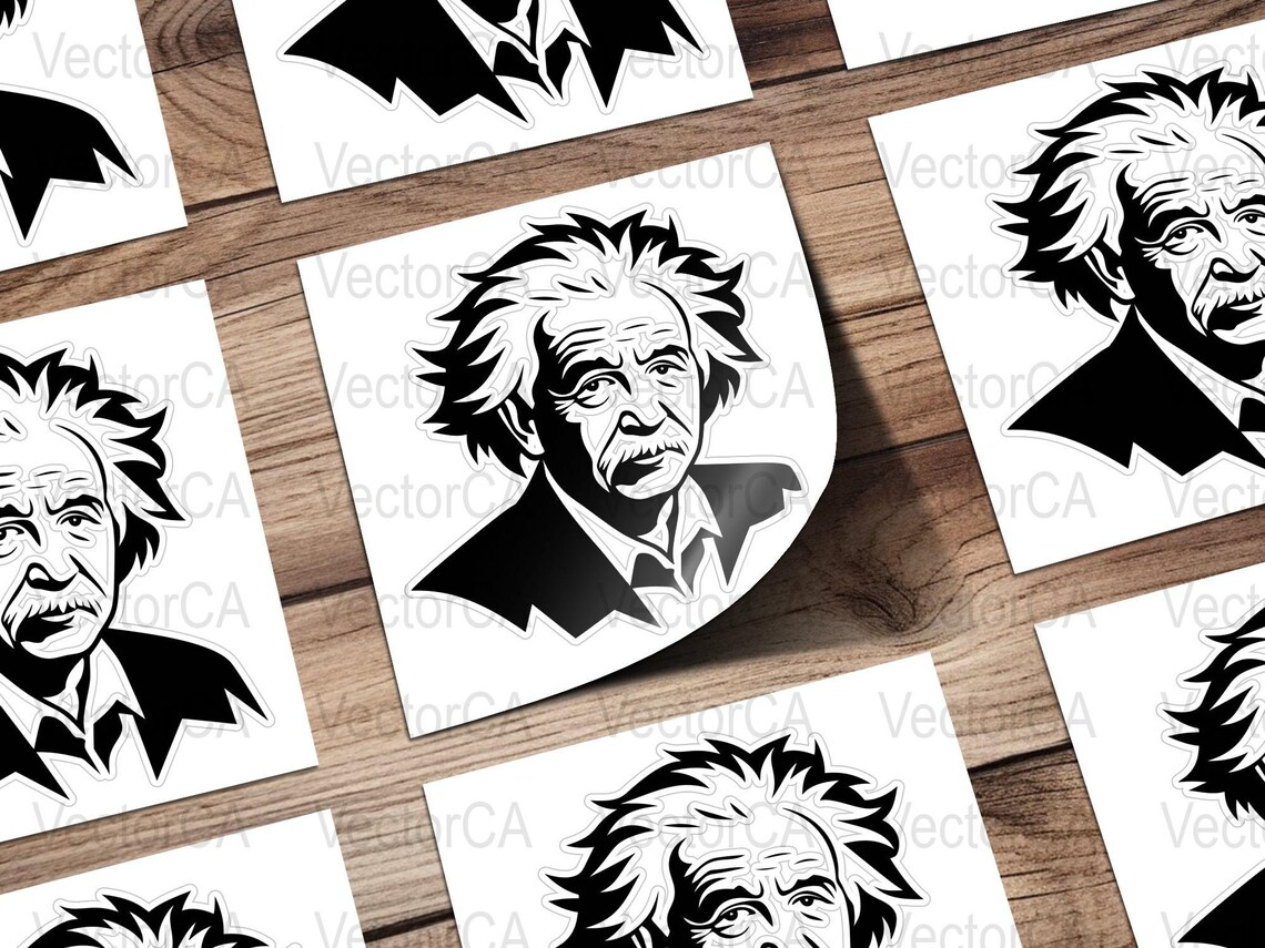 Albert Einstein SVG Digital Instant Download for Crafts,diy Art, Unique ...