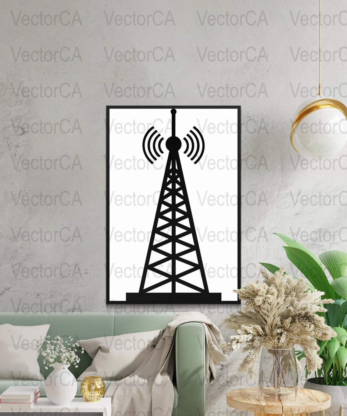 Cellphone Tower Svg,telecommunications Clipart for Commercial Use ...