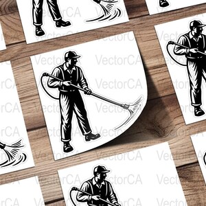 Digital Man Pressure Washing SVG Image for Download,commercial ...
