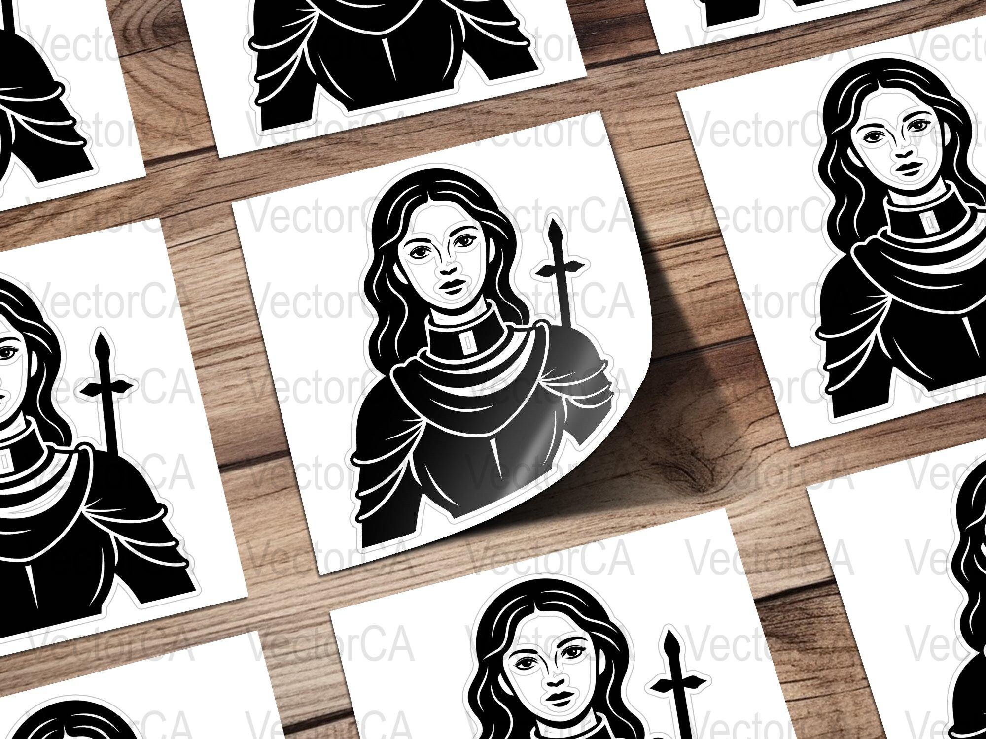 Joan of Arc SVG, Digital Download, Historical Clip Art, French Heroine ...