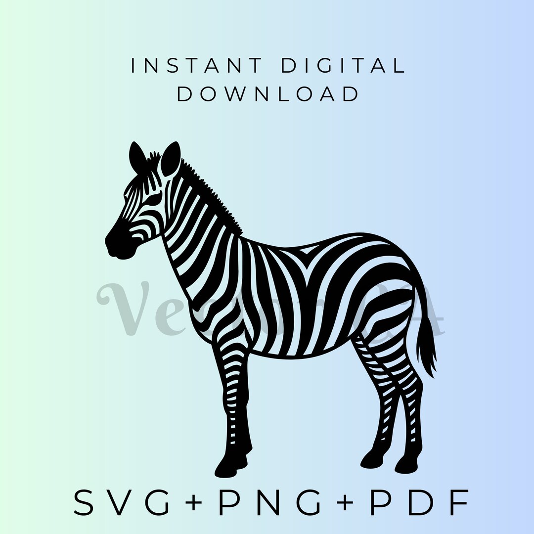Zebra SVG, Zebra Vector, Zebra PNG , Zebra Clipart, Zebra Digital ...