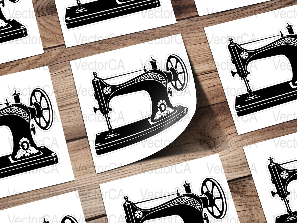 Vintage Singer Sewing Machine SVG, Digital Download, Craft Supply ...