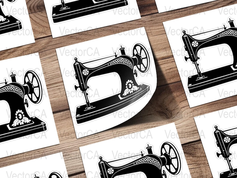 Vintage Singer Sewing Machine SVG, Digital Download, Craft Supply ...