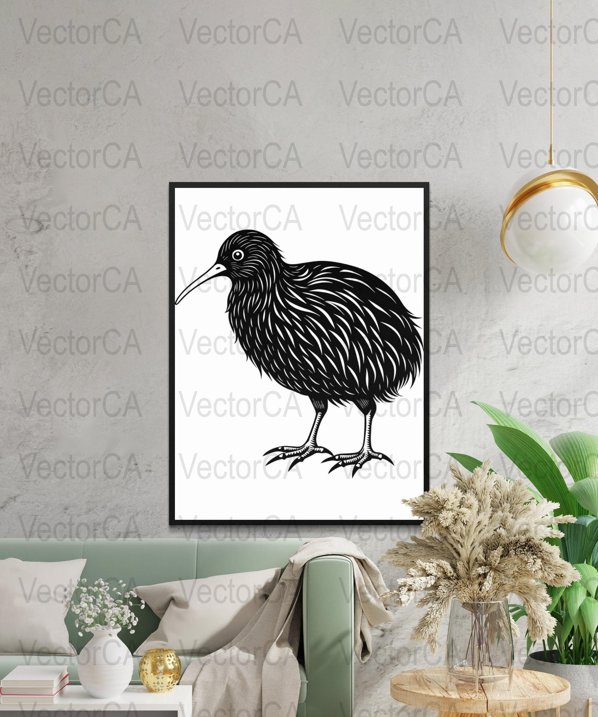 New Zealand Kiwi Bird SVG, Cricut Ready, Instant Digital Download ...