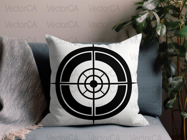 Scope Target SVG, Precision Shooting Vector Cutting File for Cricut ...