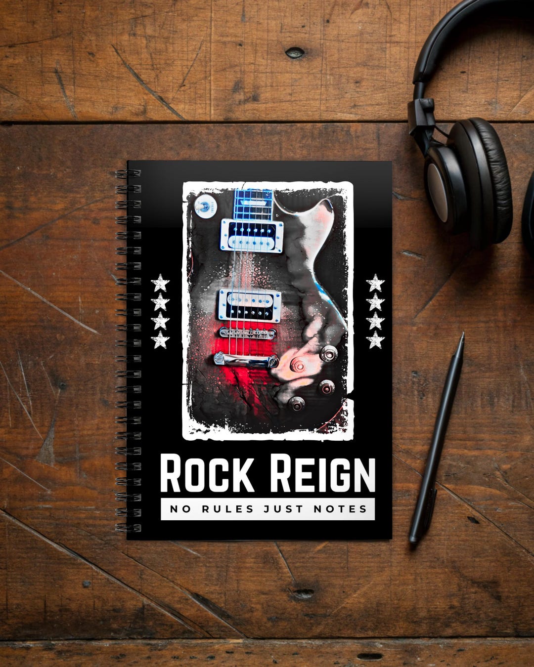 Electric Guitar Notebook: Rock Music Journal for Songwriting - Etsy