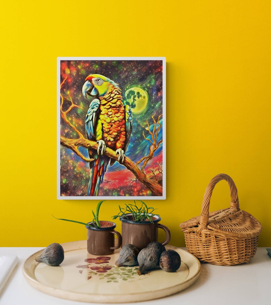 Parrot Art Prints and Posters for Home Decor Poster for Women Wall Art ...