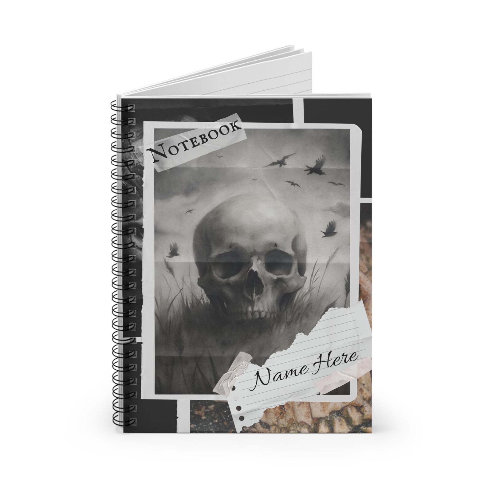 Gothic Skull Notebook: Dark Academia Journal for Horror Lovers - Etsy