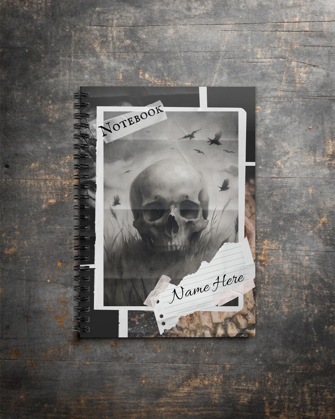 Gothic Skull Notebook: Dark Academia Journal for Horror Lovers - Etsy