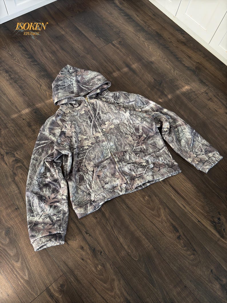 Real Tree Zip Up, Baggy Camo Sweater, Amazing Fit and Color Custom Made ...
