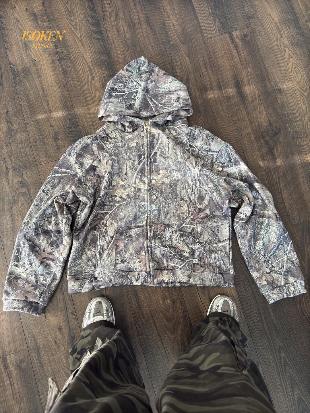 Real Tree Zip Up, Baggy Camo Sweater, Amazing Fit and Color Custom Made ...