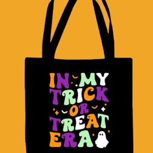 Custom Halloween Tote Bag Personalized Kids Trick or Treat Bag - Etsy