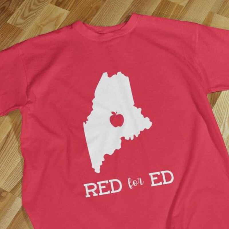 Red for Ed Tshirt - Etsy
