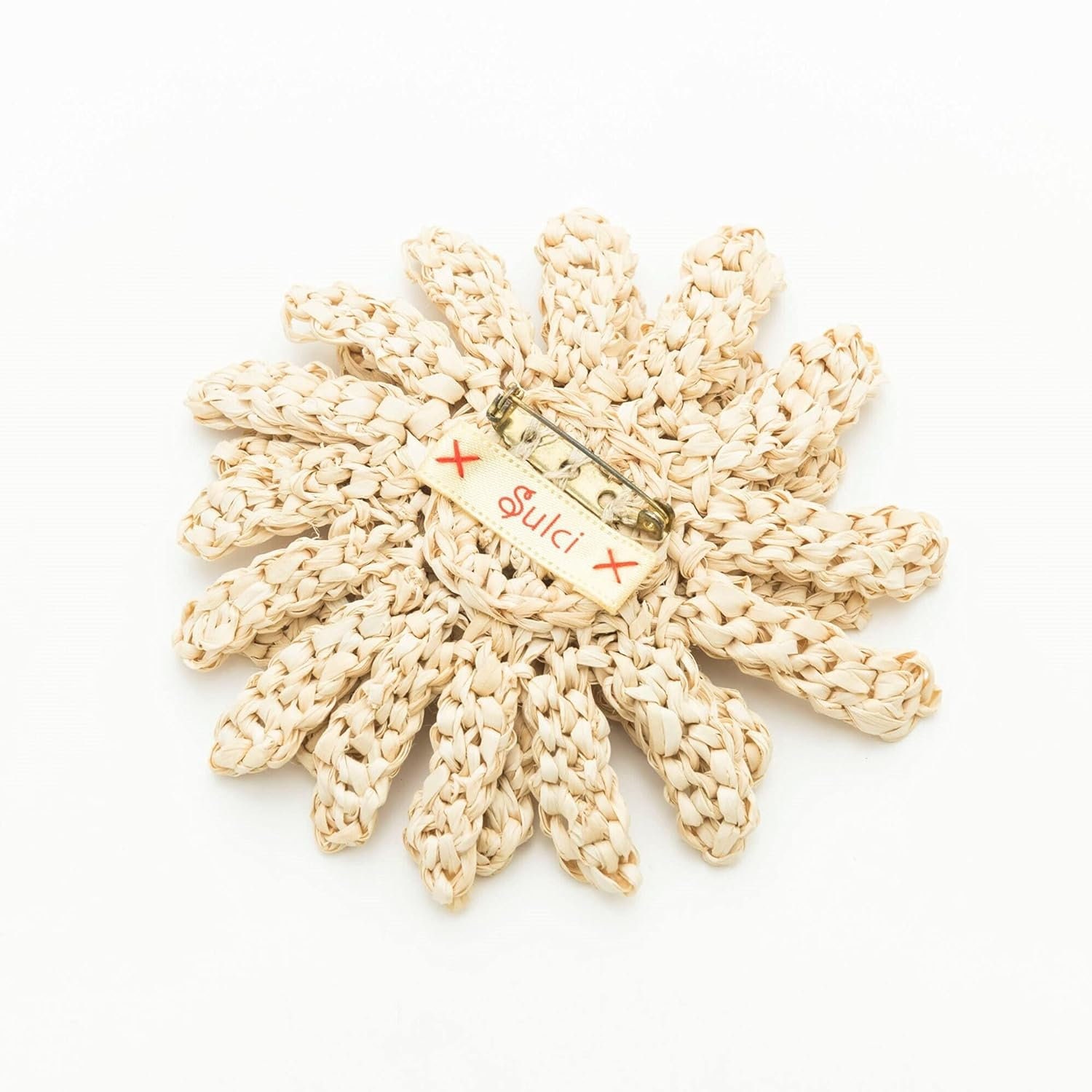 Natural Raffia Straw Hand-crochet Gerbera Flower Corsage - Etsy