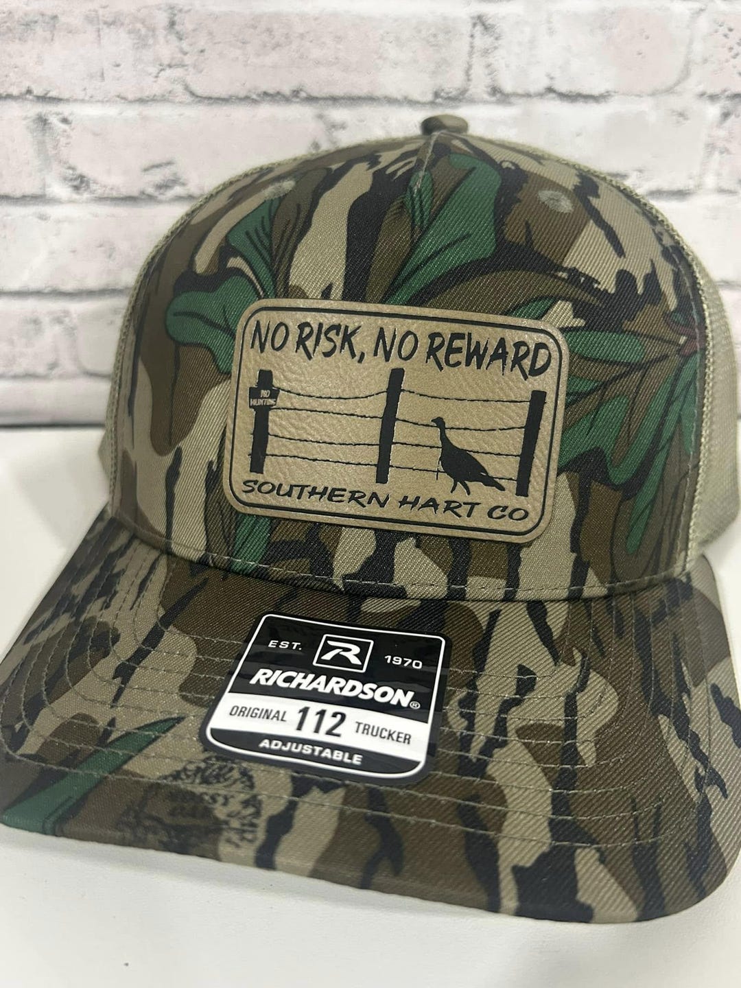 No Risk No Reward Turkey Hunting Hat, Greenleaf Turkey Hat, Richardson ...