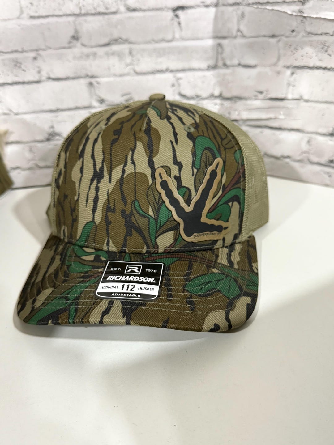 Turkey Foot Hat, Richardson 112 Greenleaf Turkey Hunting Hat, Greenleaf ...