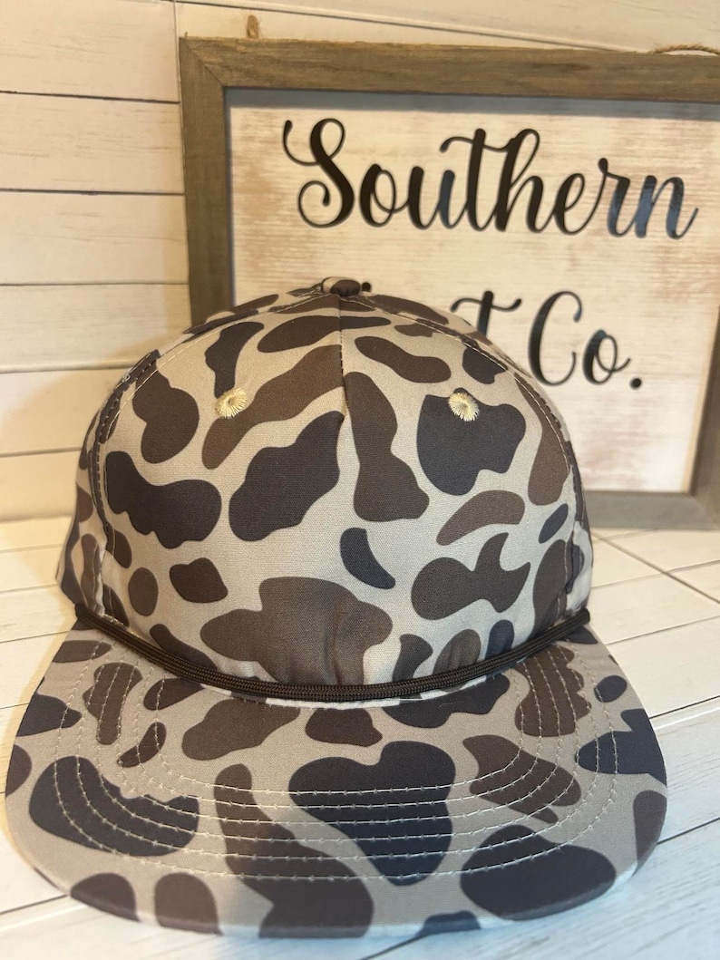 Duck Camo Lost Co Rope Hat, Duck Hunter Hat, Custom Hats, Duck Hunting ...
