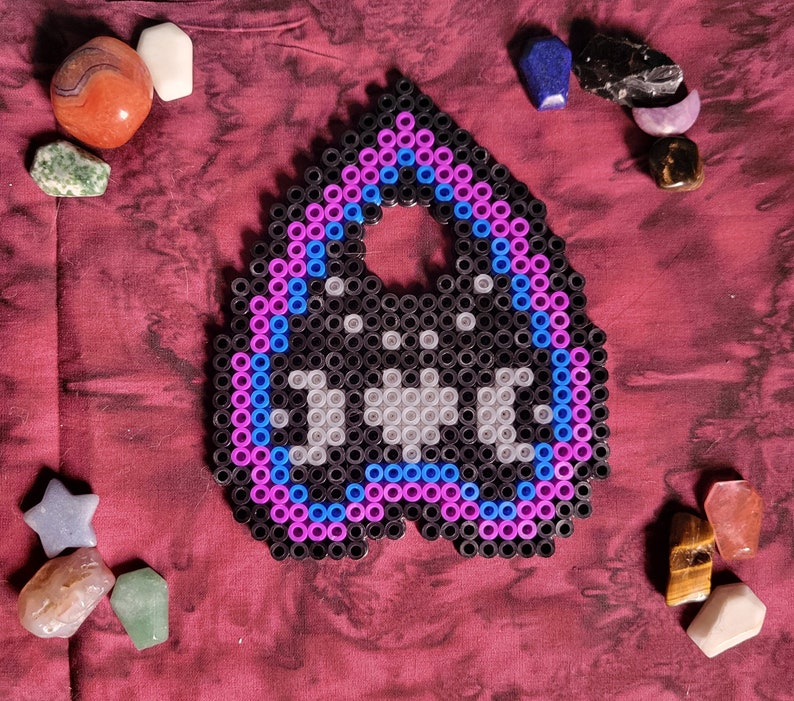 Ouija Board Planchette Perler Bead Art - Etsy