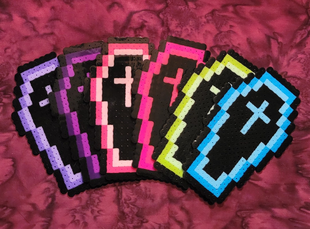 Coffin Perler Bead Art - Etsy