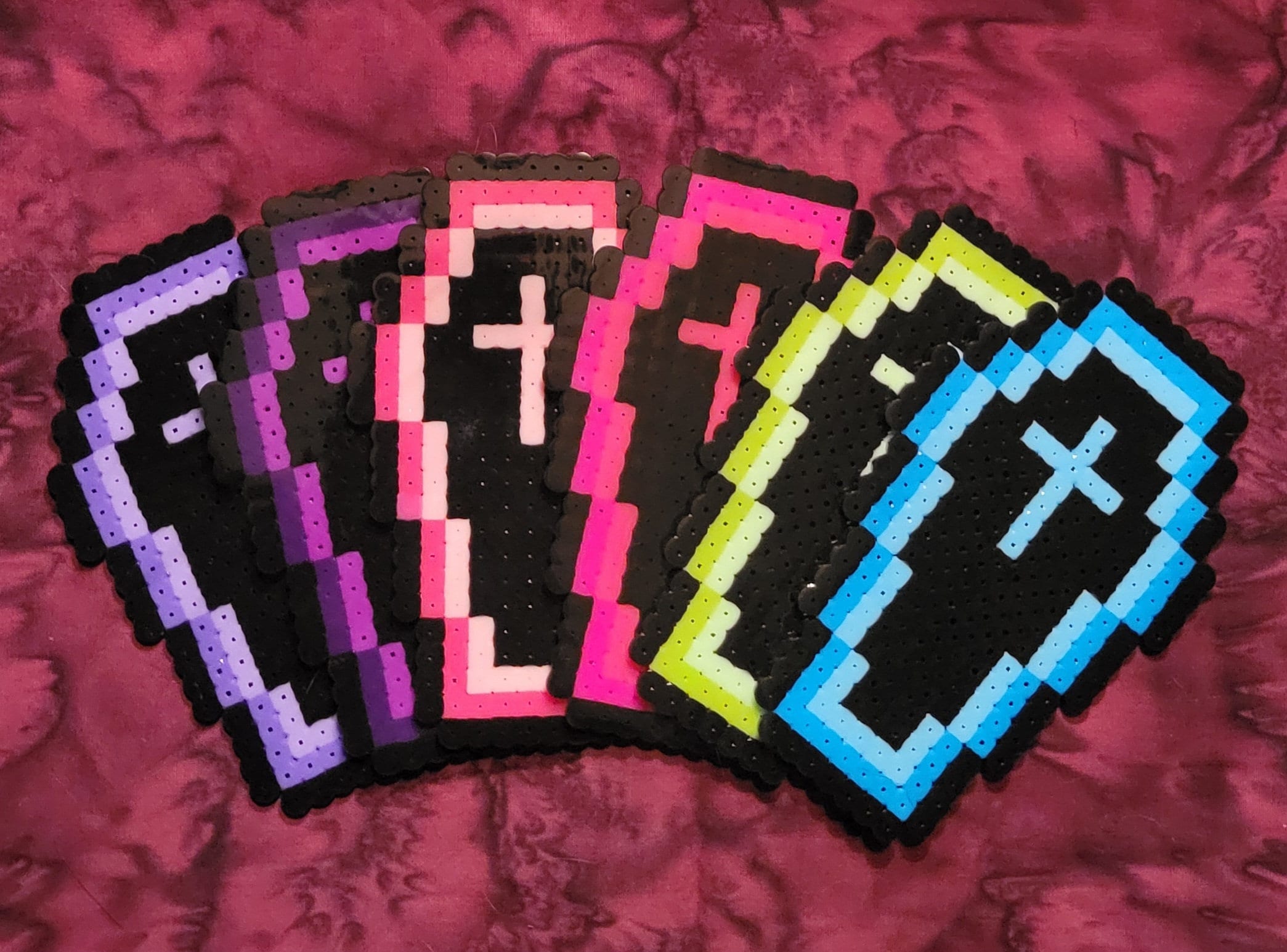 Coffin Perler Bead Art - Etsy