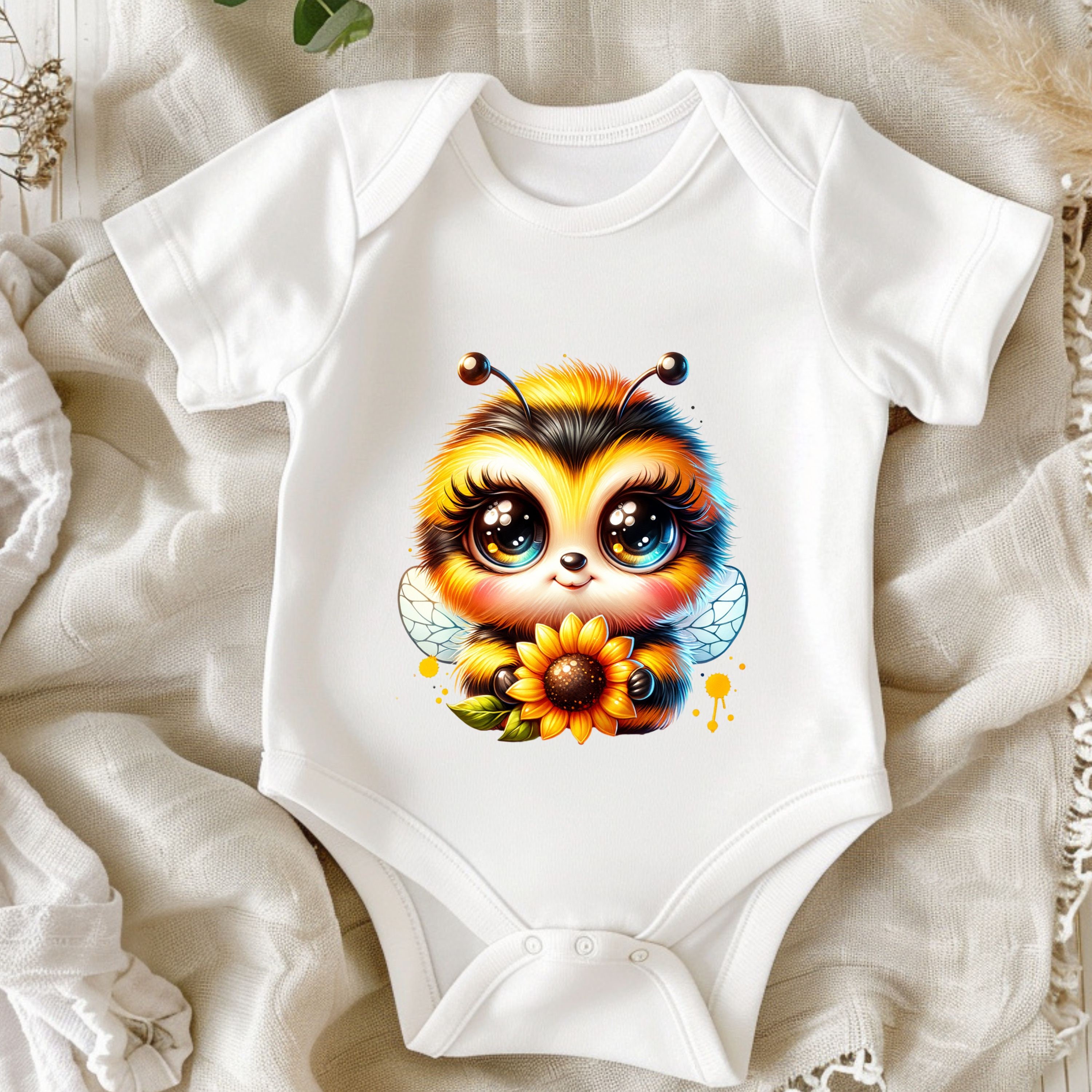 16 PNG Sweet Bees Clipart Bundle, Cute Bees Clipart Bundle, Cute Bees ...