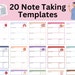 Nursing School Note-taking Template - Etsy