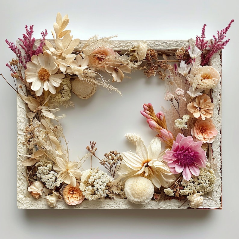 Dried Flower Frames as Captivating Wall Decor - Etsy
