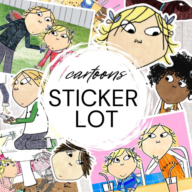 Nostalgic 2000s Children's Series Stickers | Perfect for Fans Who Love ...