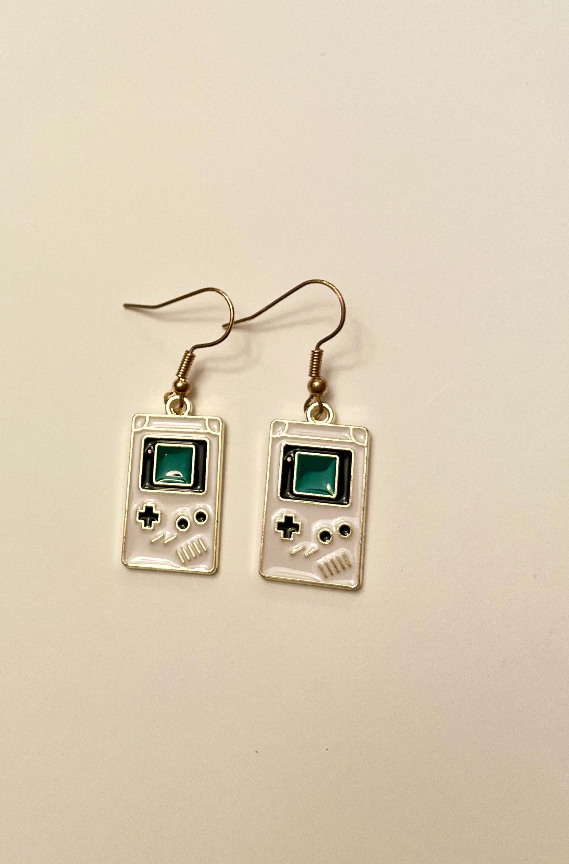 Gameboy Earrings Video Game Jewelry Retro Gaming Gift Gameboy Console ...
