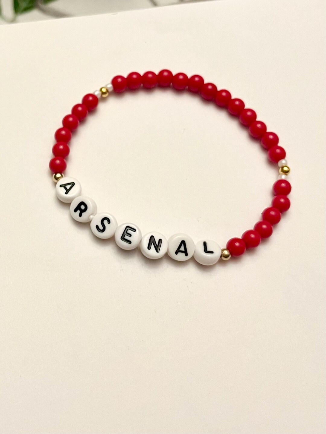 Arsenal Bracelet Arsenal Football Club AFC Bracelet for Arsenal Fan ...