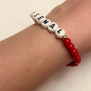 Arsenal Bracelet Arsenal Football Club AFC Bracelet for Arsenal Fan ...