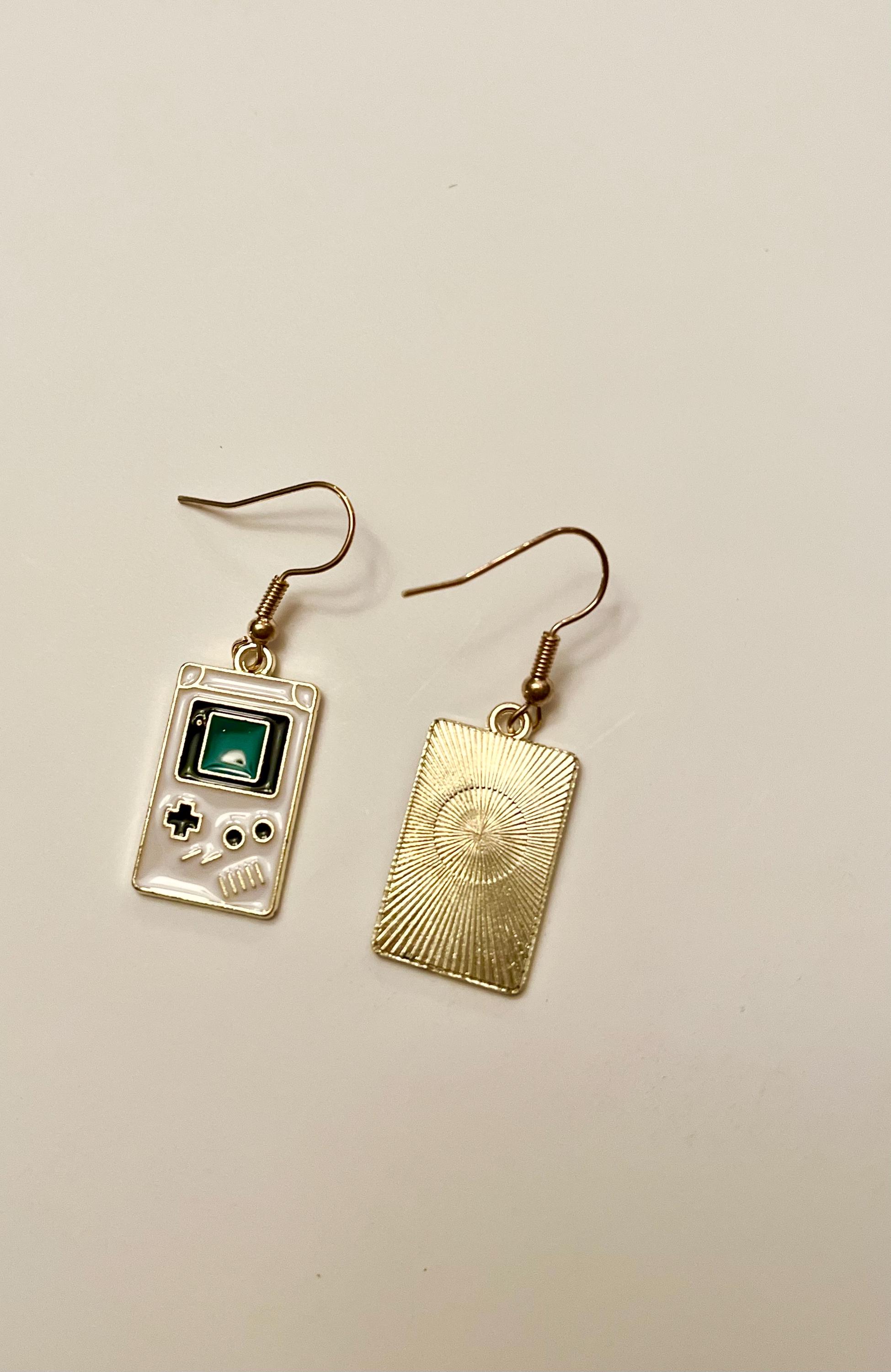 Gameboy Earrings Video Game Jewelry Retro Gaming Gift Gameboy Console ...