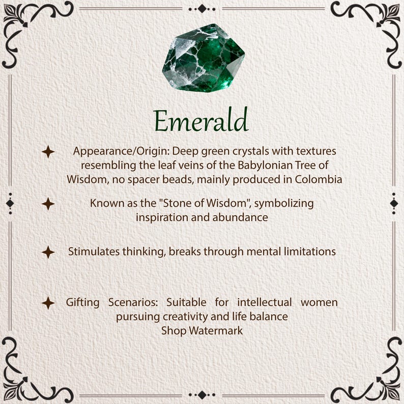 Emerald Bracelet, Luxury Gemstone Jewelry, Natural Healing Energy ...