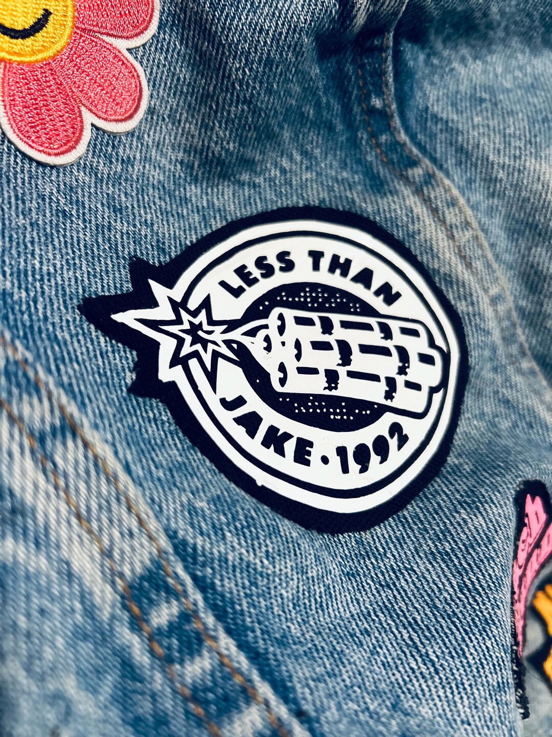 Less Than Jake Dynamite Vinyl Iron on Patch - Etsy