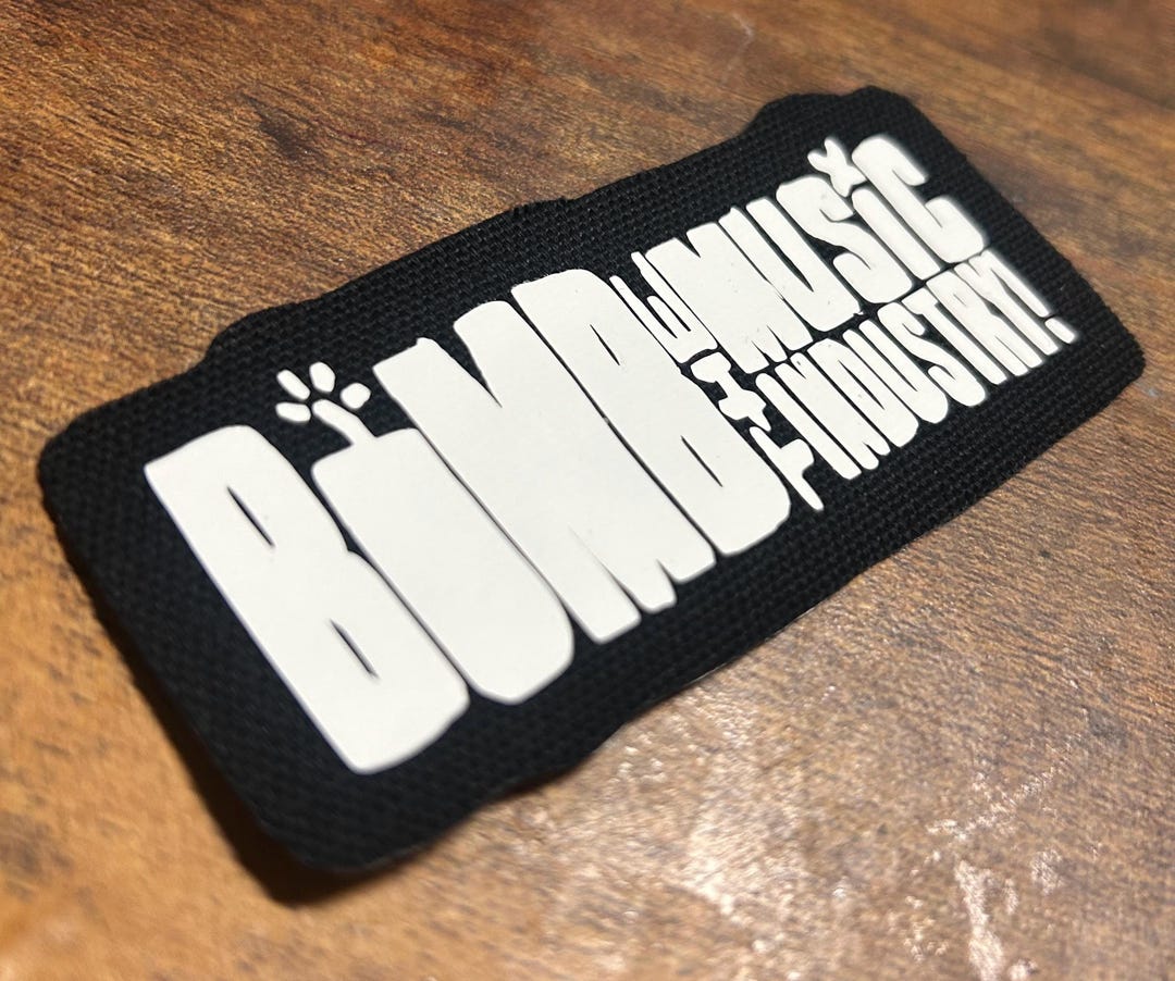 Bomb the Music Industry Logo Vinyl Iron on Patch - Etsy