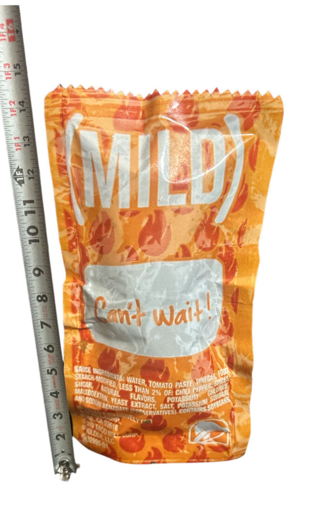 Giant “can’t Wait” Taco Bell Mild Sauce Packet Wall Decor! - Etsy