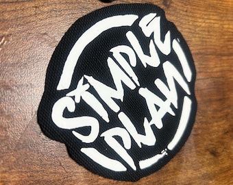 Simple Plan 02 Sublimated Patch Badge Applique Iron On - Etsy