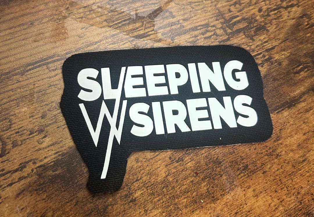 Sleeping With Sirens Vinyl Iron on Patch - Etsy