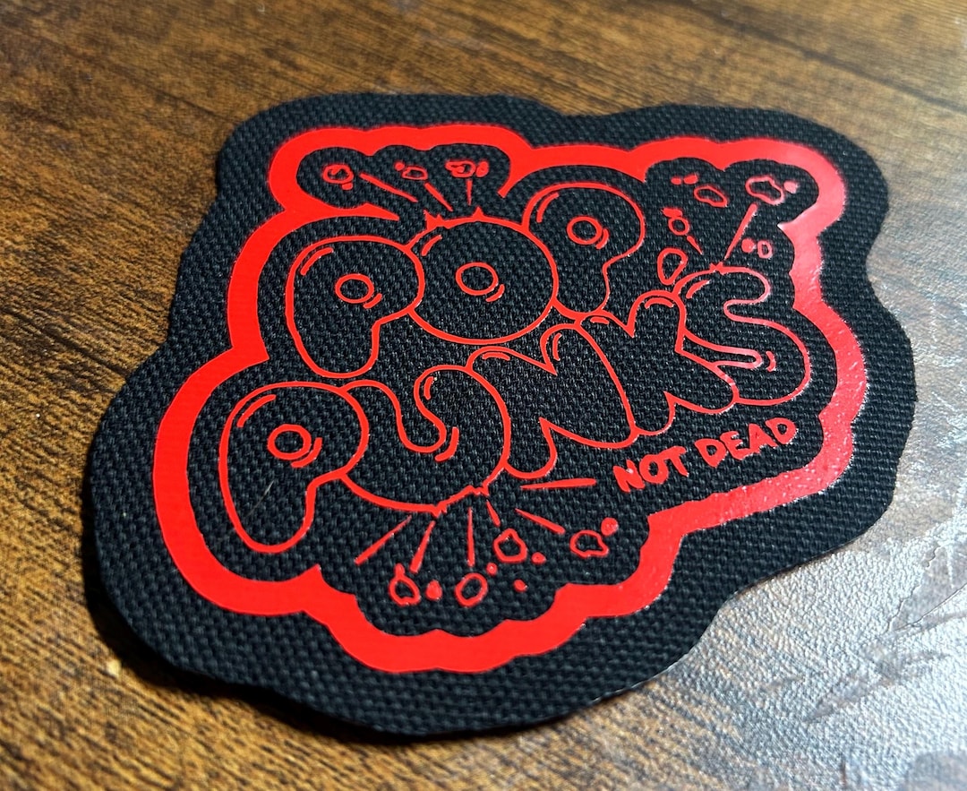Pop Punks Not Dead Vinyl Iron on Patch - Etsy
