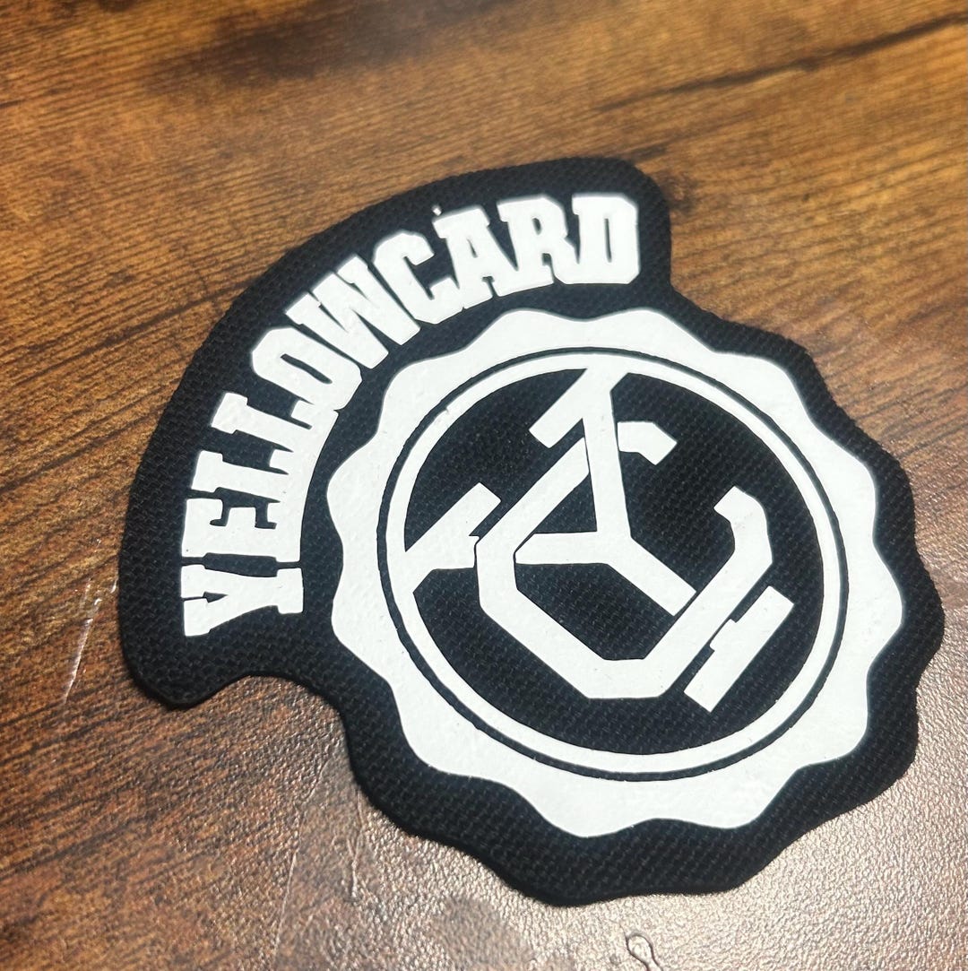 Yellowcard Vinyl Iron on Patch - Etsy