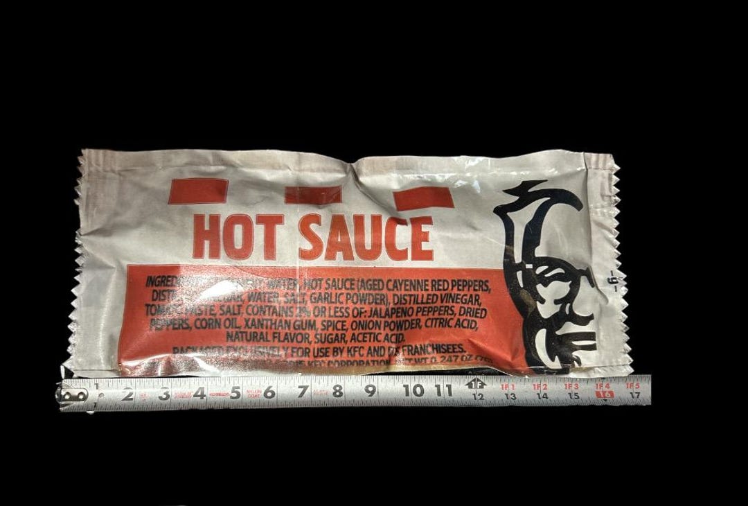 GIANT KFC Hit Sauce Packet Wall Decor! - Etsy