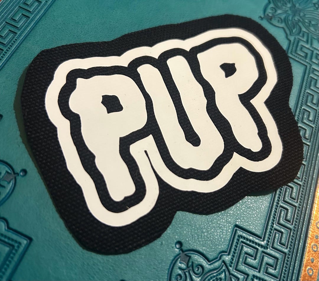Pup Vinyl Iron on Patch - Etsy