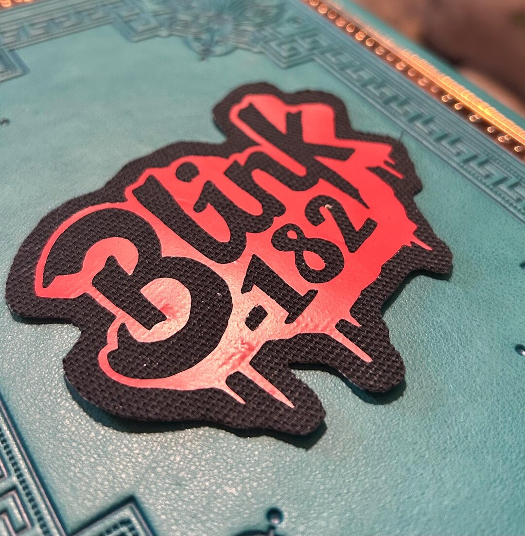 Blink 182 Drip Vinyl Iron on Patch - Etsy